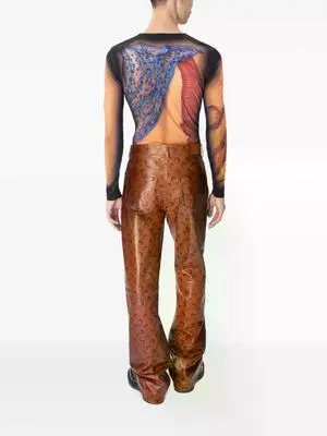 MARINE SERRE Moon Print Trousers