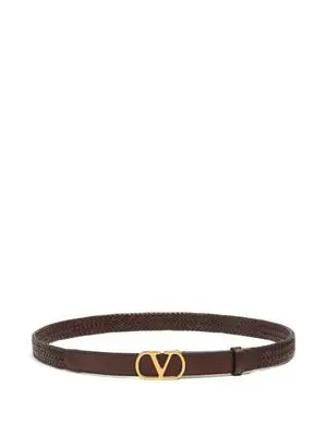 Valentino Garavani Vlogo Signature Belt - Brown