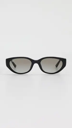 Ray-ban Oval Sunglasses - Black