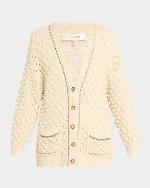 FRAME Bauble Cardigan - Cream