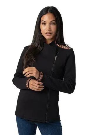 SAINT + SOFIA Cotton Biker Jacket