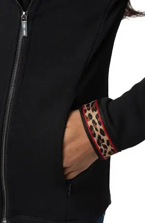 SAINT + SOFIA Cotton Biker Jacket