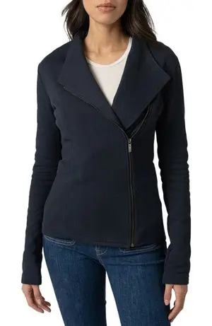 SAINT + SOFIA Organic Cotton Biker Jacket