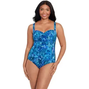 TRIMSHAPER Averi Sweetheart Neckline One-piece Swimsuit - Sidewinder