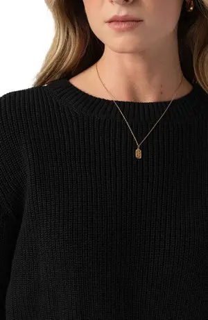 SAINT + SOFIA Remy Crop Sweater