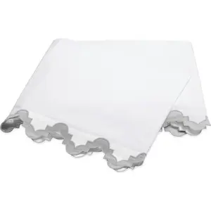 MATOUK Aziza Flat Sheet Silver