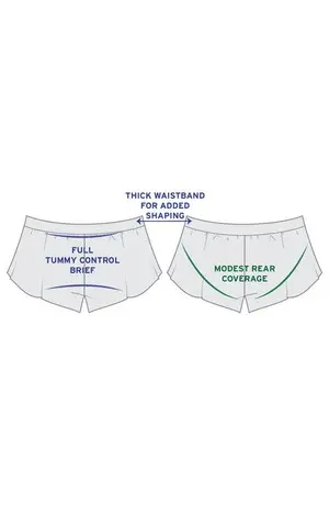 TRIMSHAPER Mid-rise Swim Short - Ink