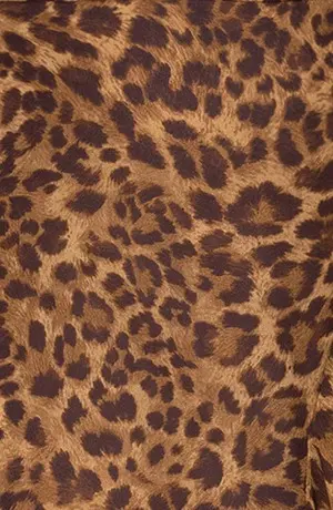 Betsy & Adam Cheetah Print Flutter Dress