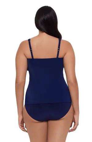 TRIMSHAPER Ava Underwire Tankini Swimsuit Top - Ink