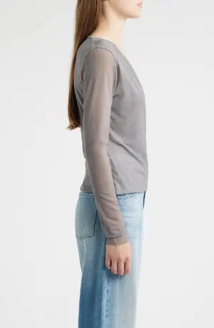BOSS Edriba Faux Wrap Top