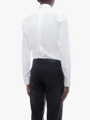 Dolce & Gabbana Cotton Shirt With Frontal Plastron