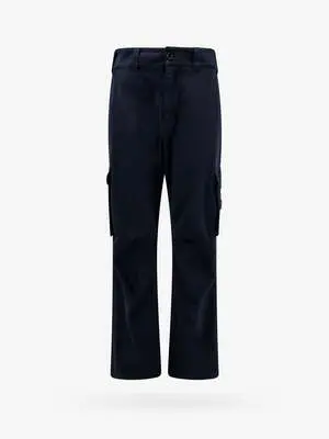 Dolce & Gabbana Cotton Cargo Trousers With Metal Logo Patch