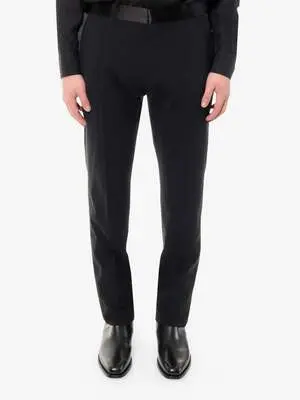 TOM FORD Virgin Wool Trouser With Satin Profiles