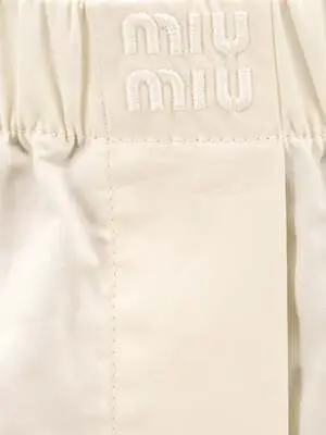 Miu Miu Poplin Shorts