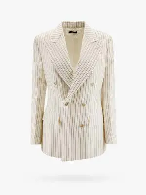 Tom Ford Striped Outerwear For Women