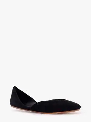 THE ROW Suede Ballerinas