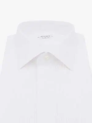 NUGNES 1920 Cotton Shirt With Plastron