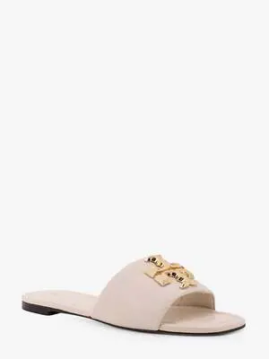 Tory Burch Eleanor Leather Flat Sandals