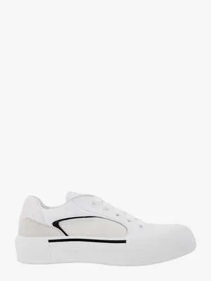 Alexander McQueen Leather And Canvas Sneakers