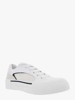 Alexander McQueen Leather And Canvas Sneakers