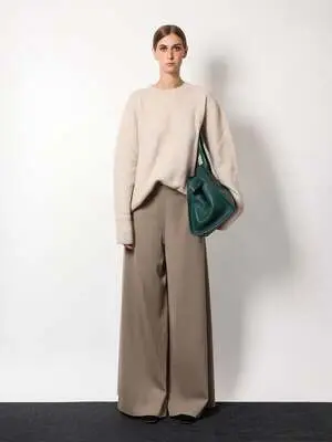 THE ROW Wool Flared Trouser