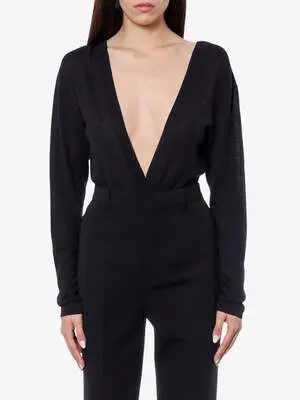 Saint Laurent Wool, Cashmere And Silk Body