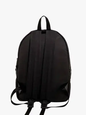 Alexander McQueen Metropolitan Nylon Backpack With Graffiti Print - Black