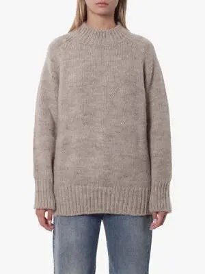 MAISON MARGIELA Alpaca Wool Sweater - Beige