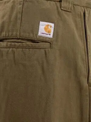 Carhartt Work In Progress Cotton Trouser With Back Logo Patch