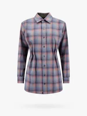 MAISON MARGIELA Madras Wool Shirt - Rose