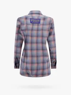 MAISON MARGIELA Madras Wool Shirt - Rose