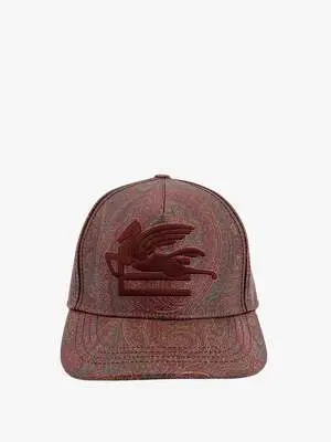 Etro Paisley Jacquard Baseball Cap - Brown