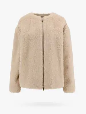 Max Mara Alpaca And Virgin Wool Fur Jacket