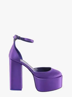 Paris Texas Satin Platform High Heel Mary Janes