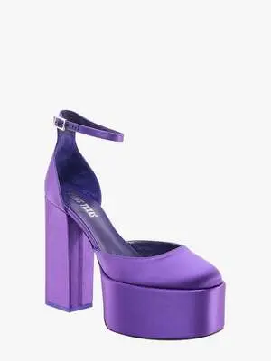 Paris Texas Satin Platform High Heel Mary Janes