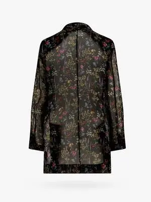 Max Mara Silk Blazer With Floral Print