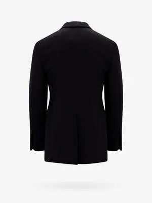 FERRAGAMO Wool Blazer With Satin Profiles