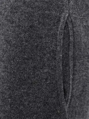 Saint Laurent Ribbed Cashmere Trousers - Grey