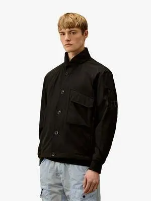 C.P. COMPANY Protek Jacket With Logo - Black