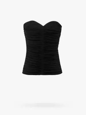 Saint Laurent Draped Viscose Top