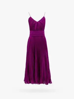 Max Mara Flared Pleated Dress