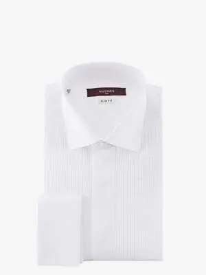 NUGNES 1920 Slim Fit Cotton Shirt - White