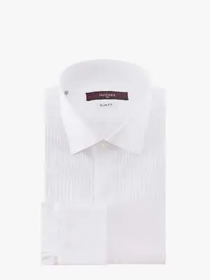 NUGNES 1920 Slim Fit Cotton Shirt - White