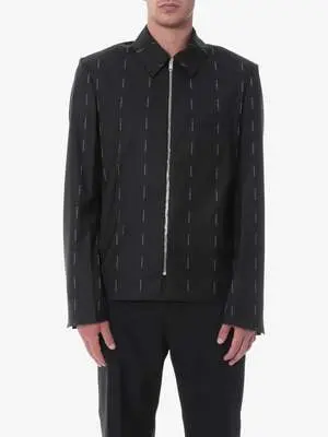 Givenchy Wool Blazer With Logo Print