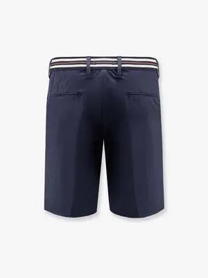 NUGNES 1920 Regular Fit Cotton Blend Shorts