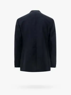 Tagliatore Mohair Wool Suit With Metal Monogram