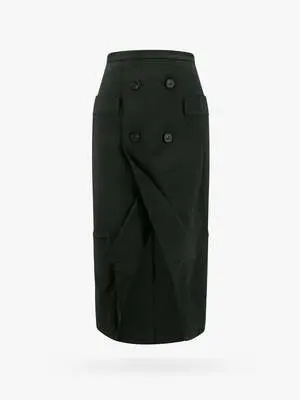 Alexander McQueen Certified Wool Upsidedown Skirt
