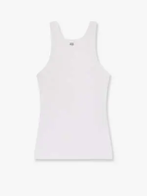 TOTEME Ribbed Cotton Tank Top