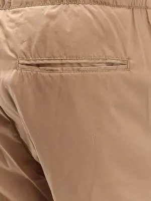 NUGNES 1920 Cotton Blend Jogger Trousers - Beige