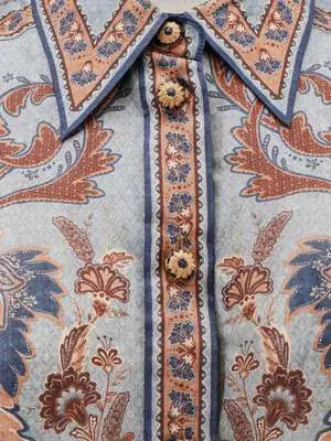 Zimmermann Ascension Manstyle Silk Shirt